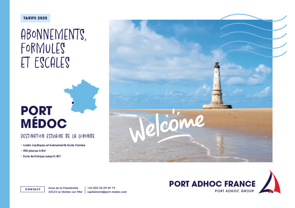 Tarifs Port Médoc | Port Adhoc France