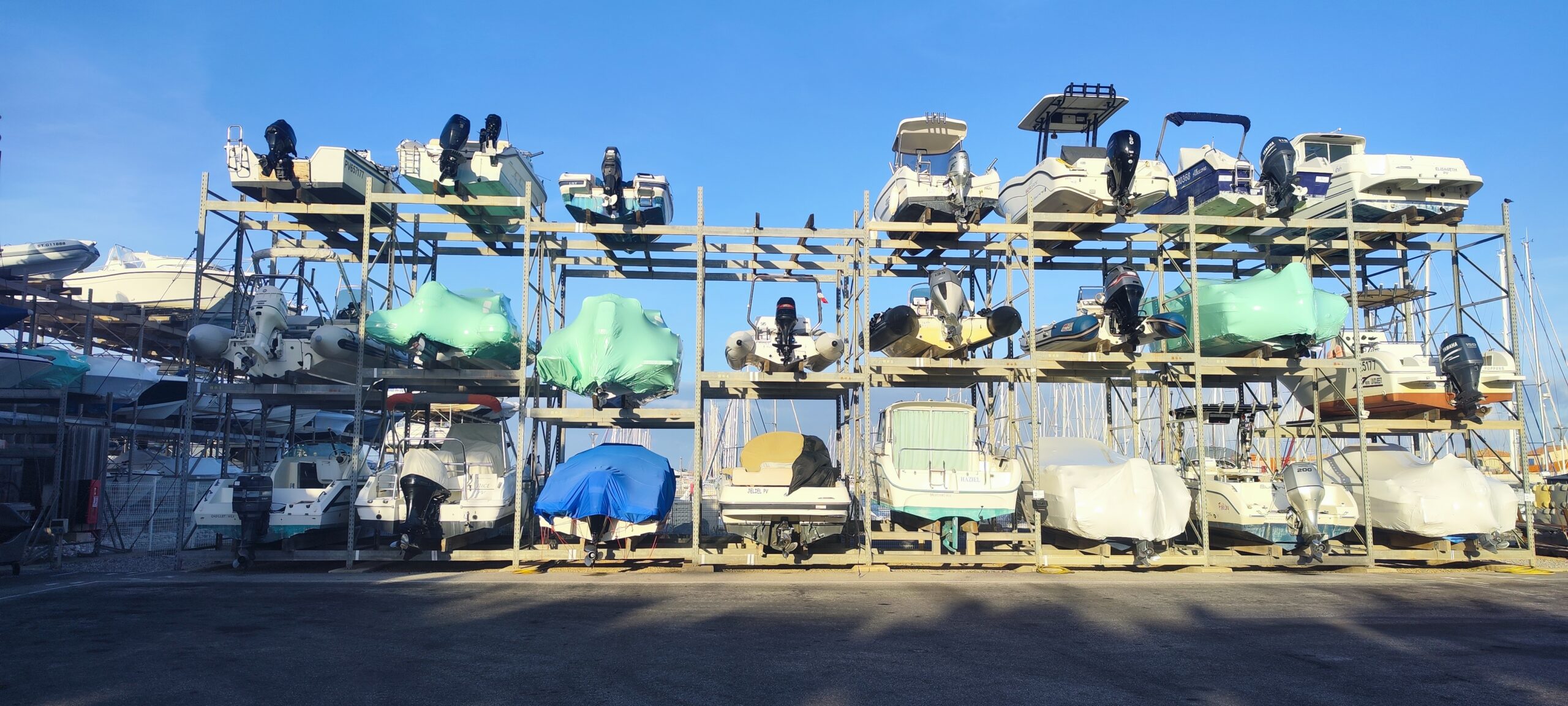 More ecological boat protection cocoons
